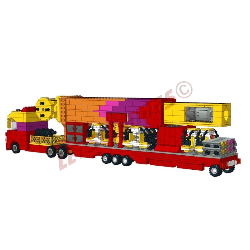 Booster manège Lego instructions de montage plan