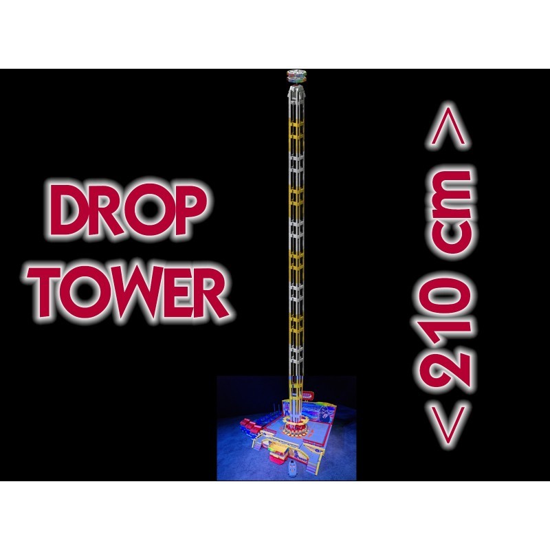 Drop Tower - Attraction Foraine en briques LEGO®