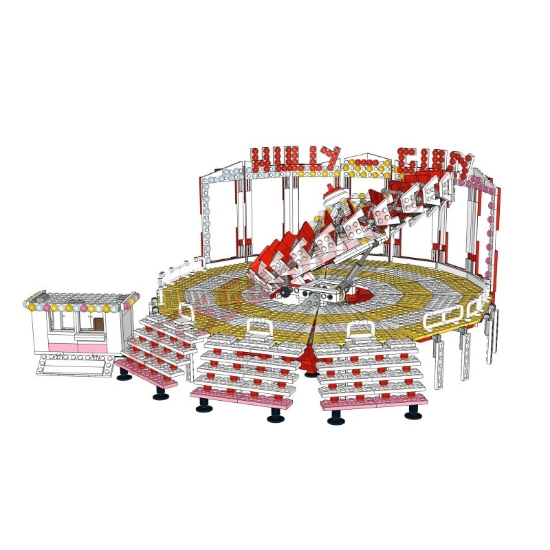 Hully Gully manège Lego instructions de montage plan