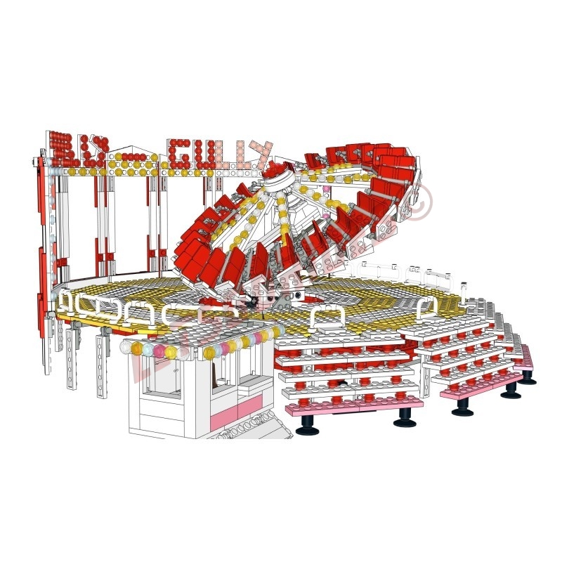 Hully Gully manège Lego instructions de montage plan